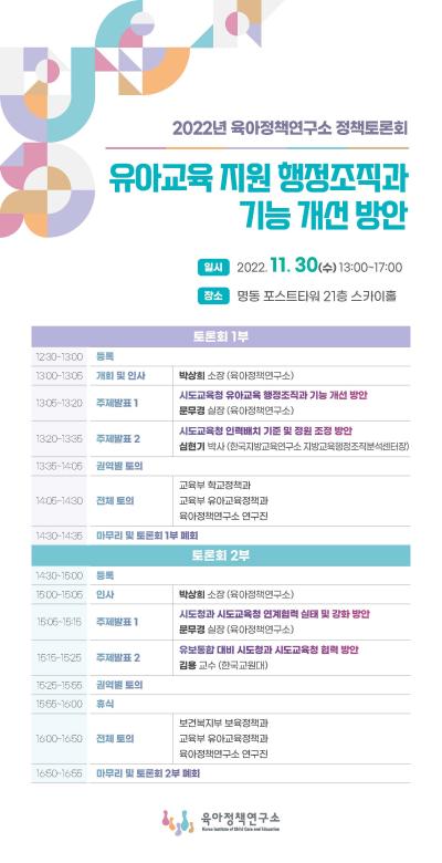 2022년 Kicce 제7차 정책토론회 유아교육 지원 행정조직과 기능 개선 방안 행사 일정 소식·소통 Nrc 경제인문사회연구회 Nrc 공식 홈페이지 Nrc