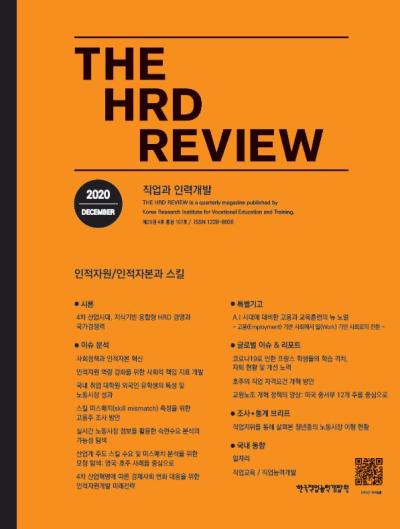 THE HRD REVIEW Vol.23 No.4 | 연구성과 | 연구성과 : NRC 경제인문사회연구회 - NRC 공식 홈페이지, NRC
